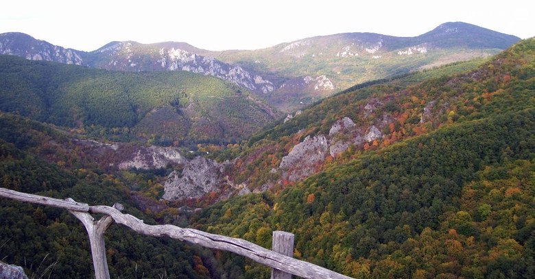 The gorge of Erma River